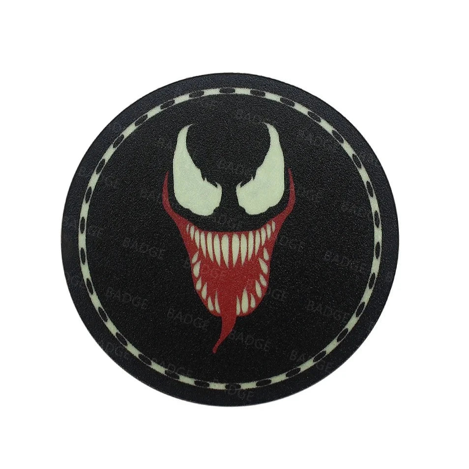 Venom 'Face | Luminous' PVC Rubber Velcro Patch – Little Patch Co