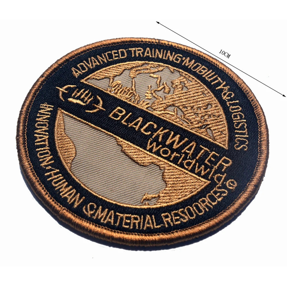 Military Tactical 'Blackwater Worldwide' Embroidered Velcro Patch ...