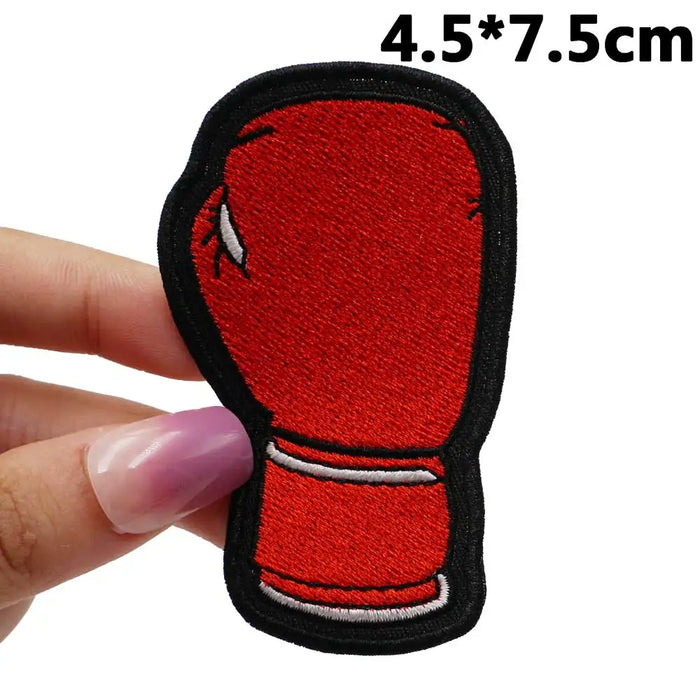 Sports 'Boxing Glove | Right' Embroidered Patch — Little Patch Co