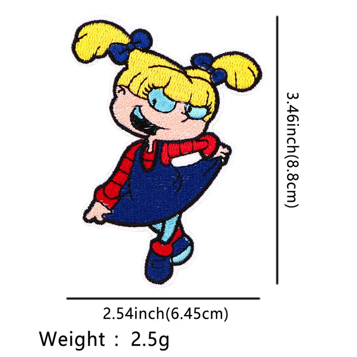 Rugrats 'Angelica Pickles | Posing' Embroidered Patch — Little Patch Co