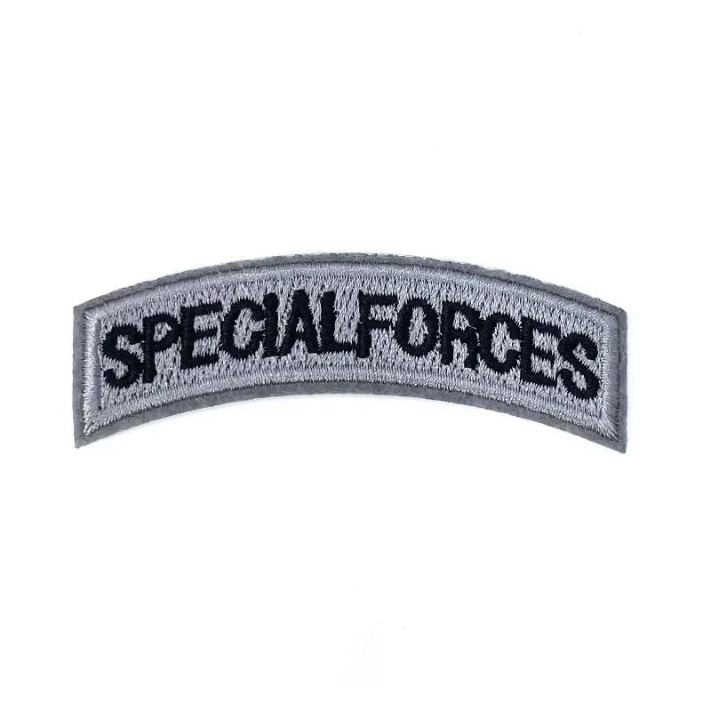 Military Tactical 'Special Forces | Font Logo' Embroidered Velcro Patc