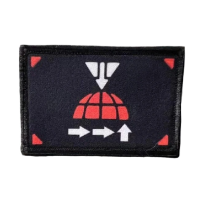 Helldivers 'Orbital Precision Strike' Embroidered Velcro Patch — Little Patch Co