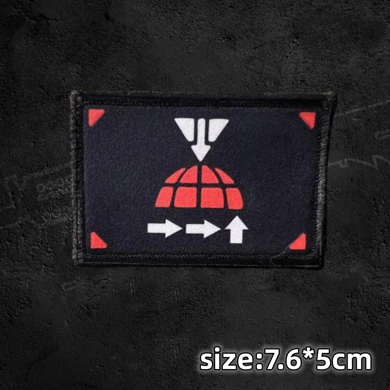 Helldivers 'Orbital Precision Strike' Embroidered Velcro Patch – Little ...