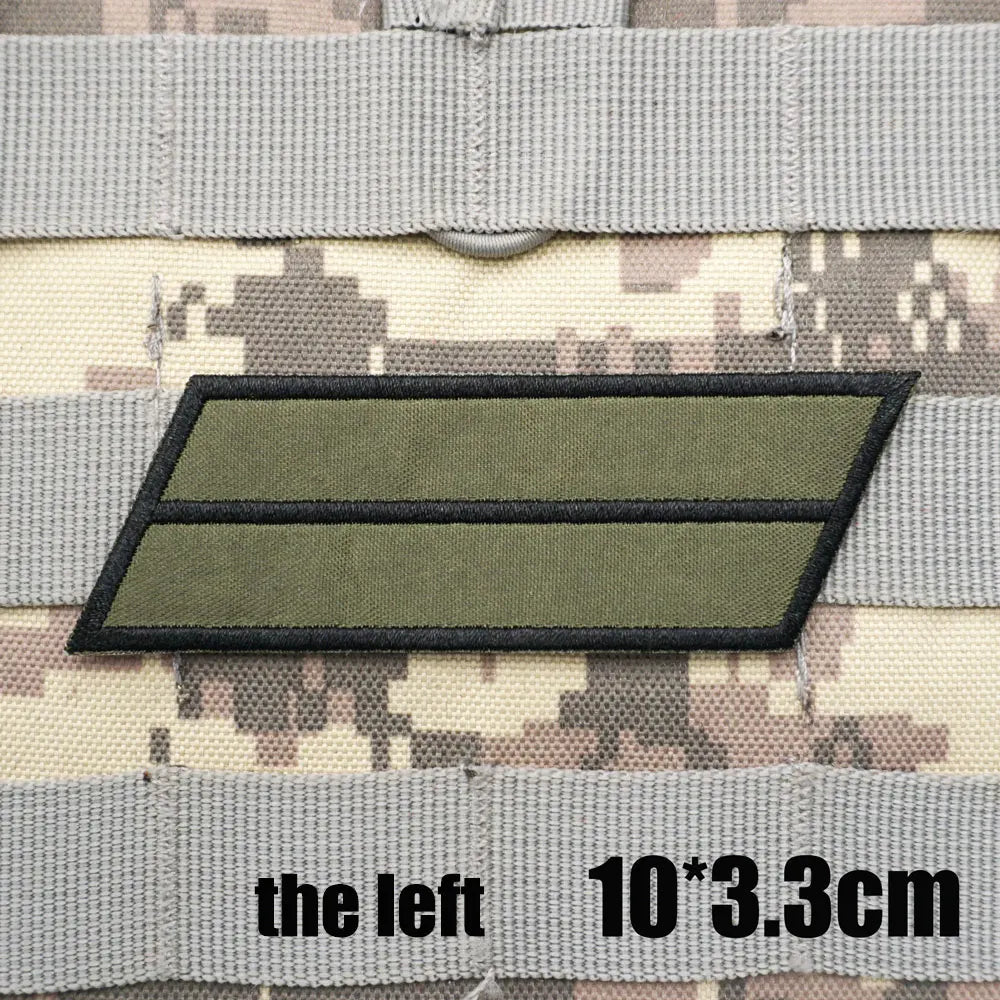 Military Rank 'Corporal Special Combatant | Left' Embroidered Velcro P ...