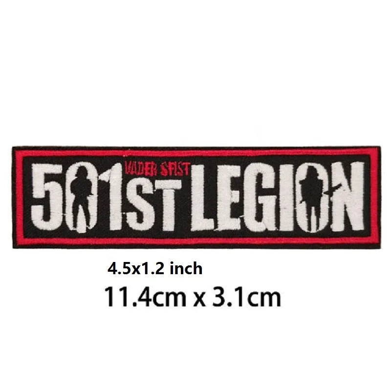 Empire and Rebellion '501st Legion Vader's Fist' Embroidered Patch ...