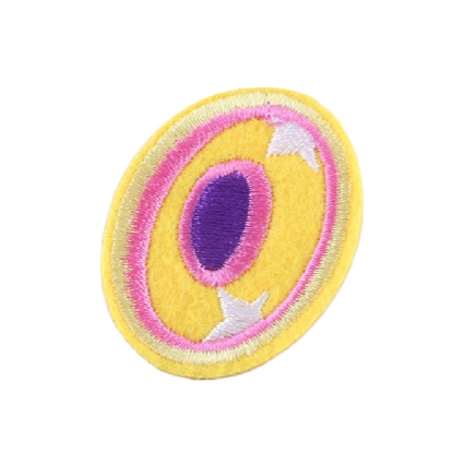 Cute Letter O 'Colorful' Embroidered Patch — Little Patch Co