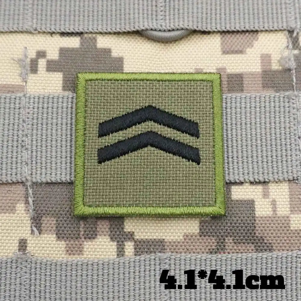 Military Rank 'Corporal | Square' Embroidered Velcro Patch – Little ...