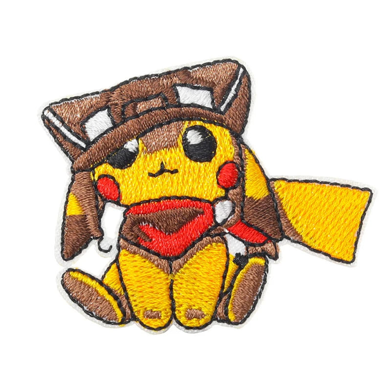 Pocket Monster 'Pikachu | Aviator Hat' Embroidered Patch – Little Patch Co