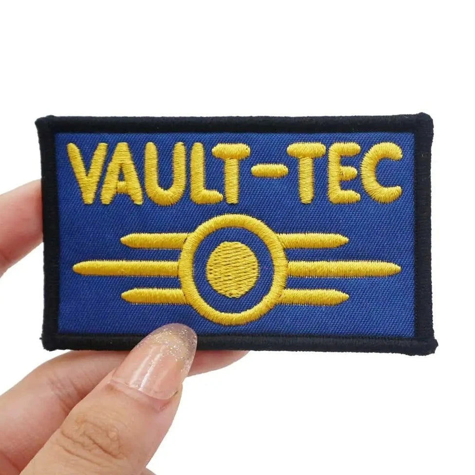 Fallout 'Vault-Tec Logo' Embroidered Patch – Little Patch Co