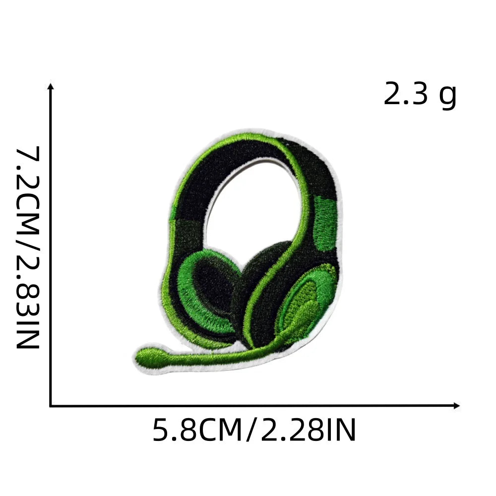 Gaming 'Wireless Headset' Embroidered Patch – Little Patch Co