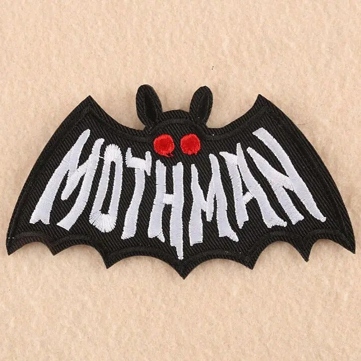 Mothman 'Logo' Embroidered Patch – Little Patch Co