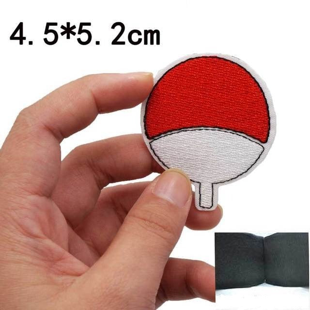 Shippuden 'Uchiha Logo' Embroidered Velcro Patch – Little Patch Co