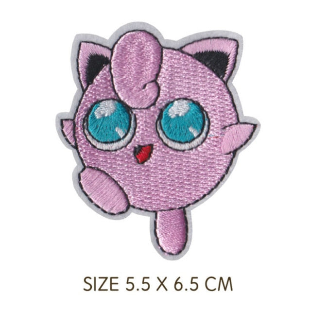 Pocket Monster 'Jigglypuff | Lavender' Embroidered Patch – Little Patch Co