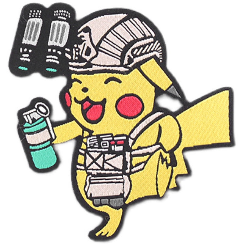 Pocket Monster 'Operator | Tactical | Pikachu' Embroidered Velcro Patc