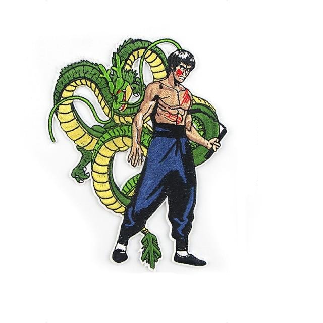 Saiyan Saga 'Shenron | Bruce Lee' Embroidered Patch – Little Patch Co