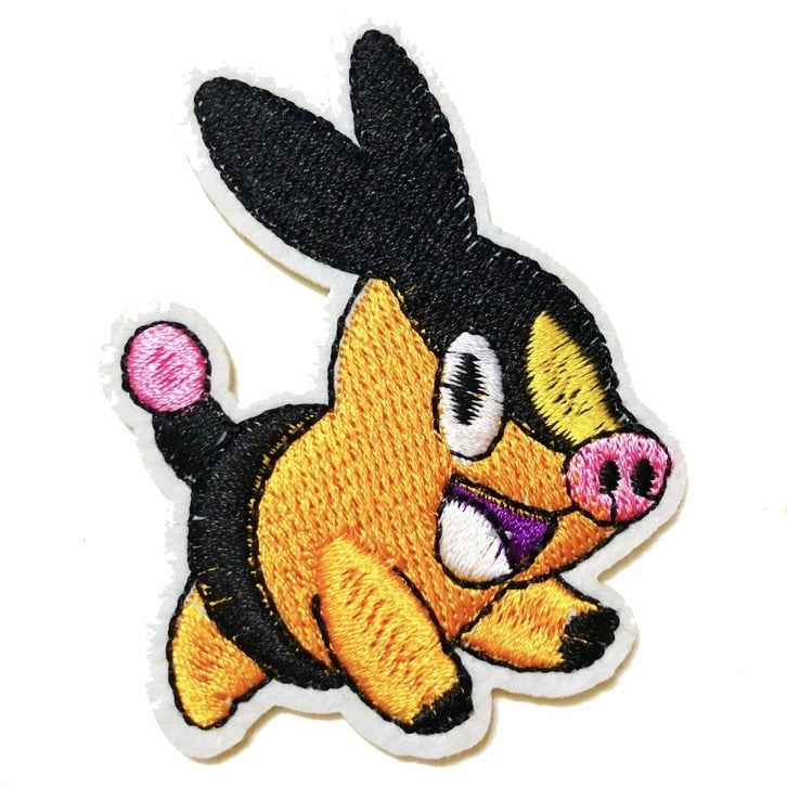 Pocket Monster 'Tepig | Fire Pig' Embroidered Patch – Little Patch Co