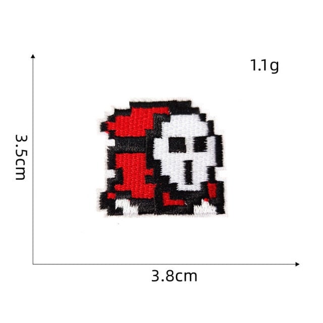 Mushroom Kingdom Bros. 'Shy Guy' Embroidered Patch – Little Patch Co