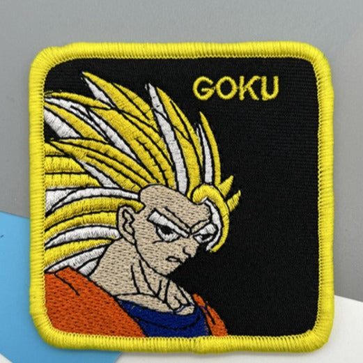 Saiyan Saga 'Goku | Mad' Embroidered Patch – Little Patch Co