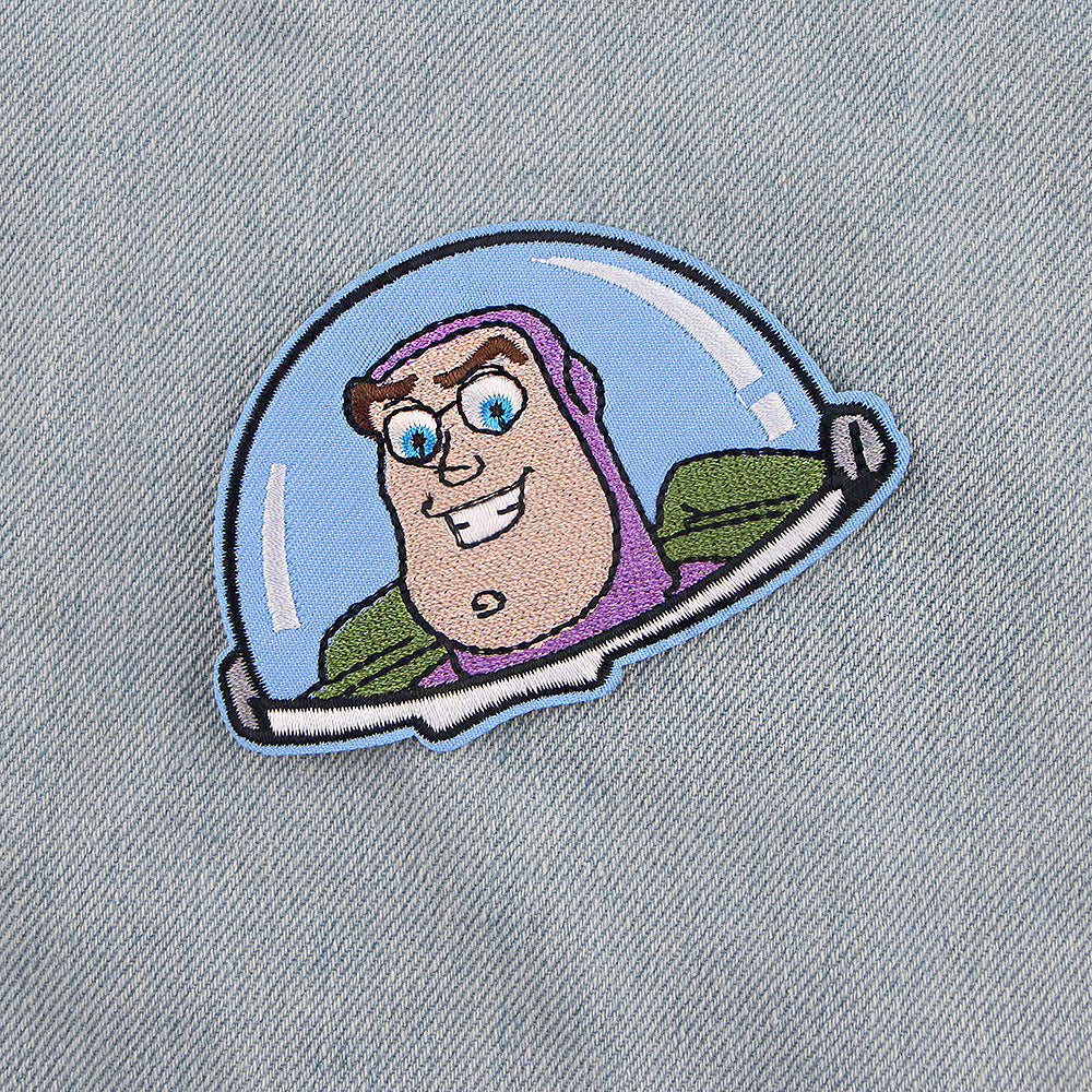Andy's Room 'Buzz Lightyear | Space Ranger Helmet' Embroidered Patch ...