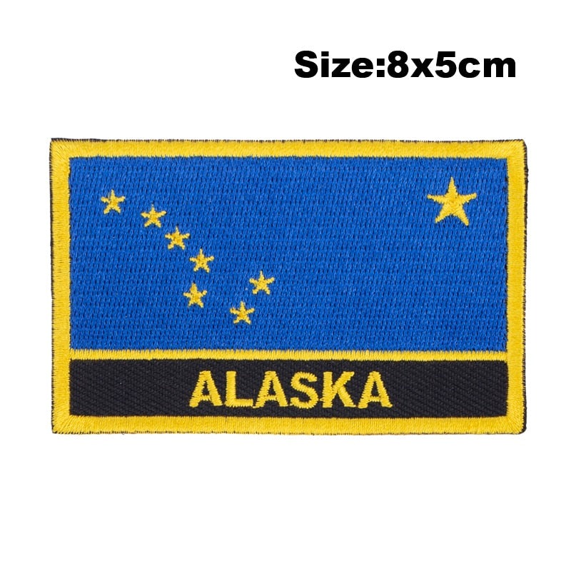Alaska Flag Embroidered Patch – Little Patch Co