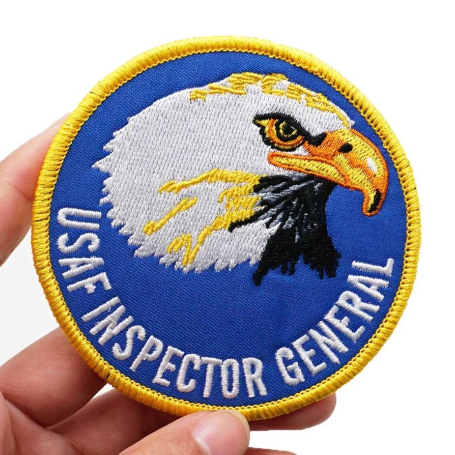 Emblem 'USAF Inspector General' Embroidered Velcro Patch – Little Patch Co