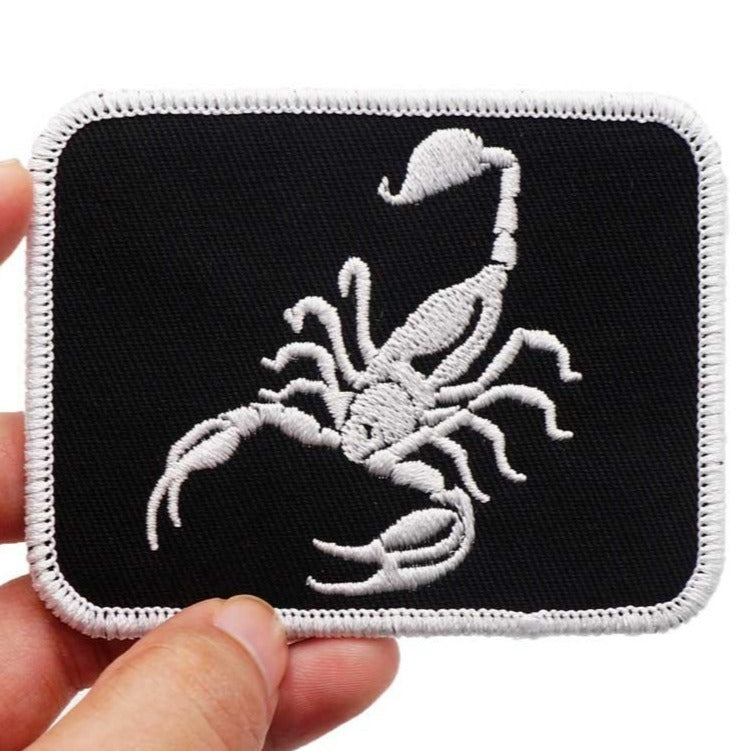 Scorpion 'Square' Embroidered Velcro Patch — Little Patch Co