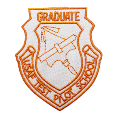 Emblem 'USAF Test Pilot School Graduate' Embroidered Patch – Little ...