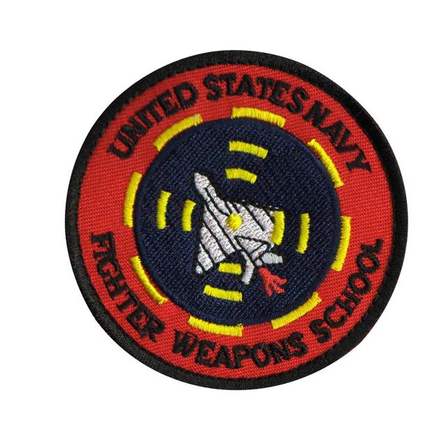Top Gun 'Fighter Weapons School | F-4 Phantom' Embroidered Velcro Patc ...