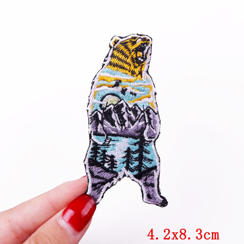 Bear Embroidered Patches – Little Patch Co