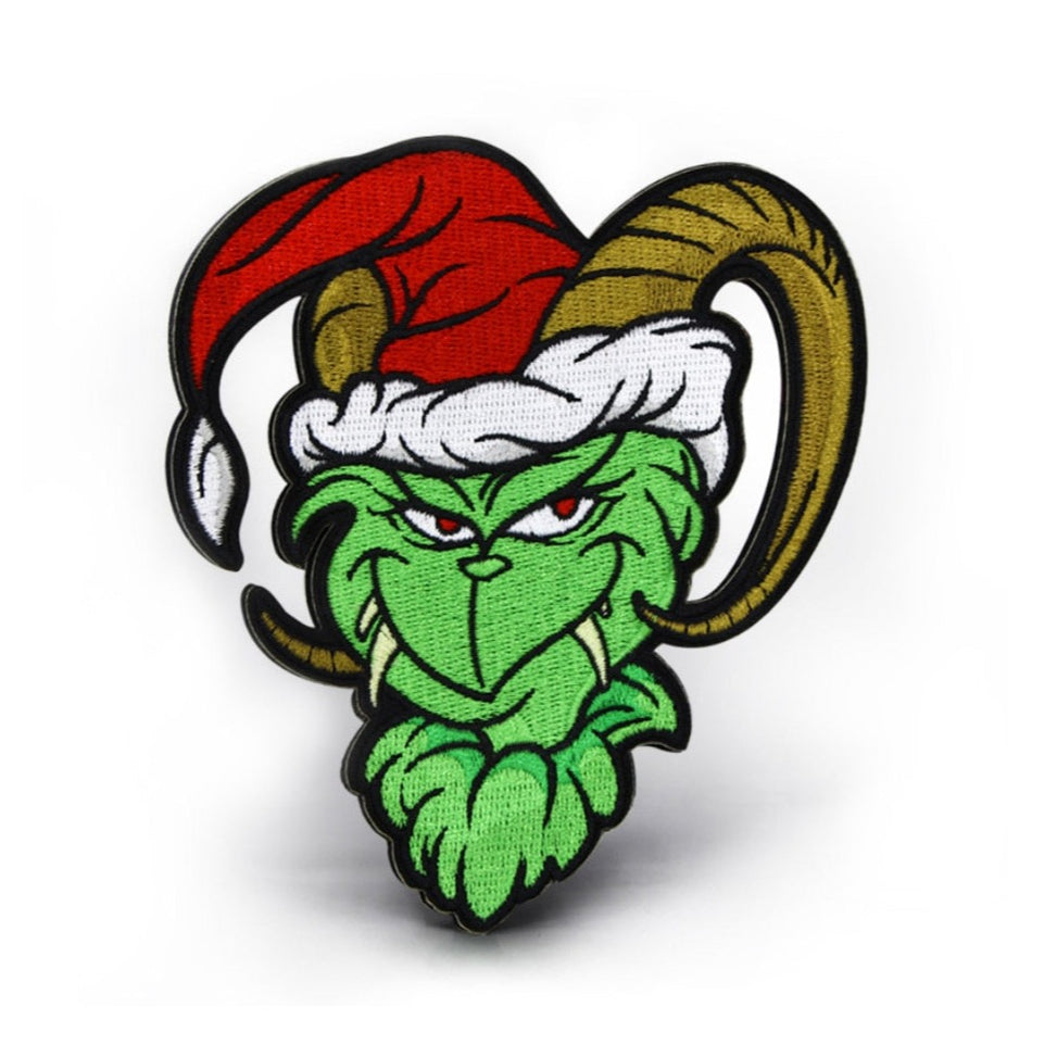 The Grinch Embroidered Patches — Little Patch Co