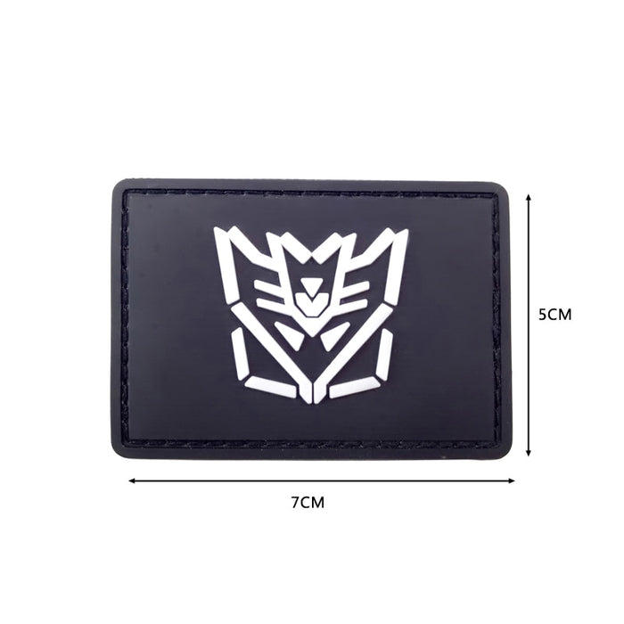 Transformers 'Decepticons | Logo' PVC Rubber Velcro Patch — Little Patch Co