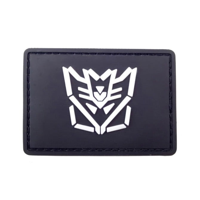 Transformers 'Decepticons | Logo' PVC Rubber Velcro Patch — Little Patch Co