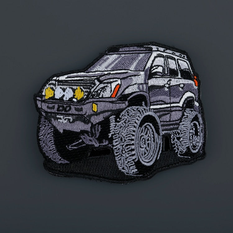 Off-Road Vehicles 'FJ Cruiser | Monster Truck' Embroidered Velcro Patc ...