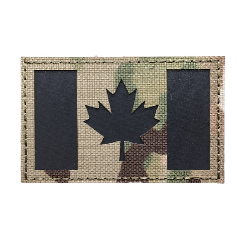Military Tactical 'Canada Flag | Reflective' Embroidered Velcro Patch ...
