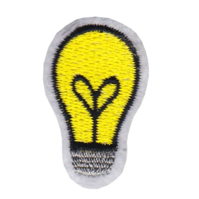 Cute 'Light Bulb | 1.0' Embroidered Patch — Little Patch Co
