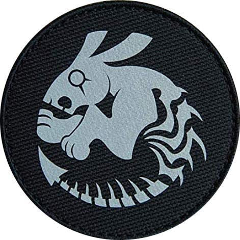 SCP Logo 'White Rabbits | Reflective' Embroidered Velcro Patch – Little ...