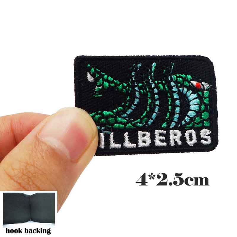Hellper 'Killberos | Snake' Embroidered Velcro Patch – Little Patch Co
