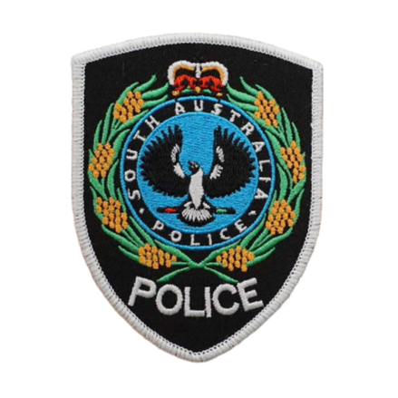 Emblem 'South Australia Police | Coat of Arms' Embroidered Velcro Patc ...