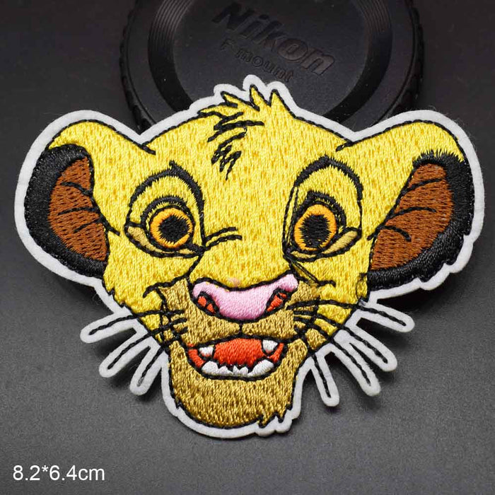 The Lion King 'Baby Simba | Head' Embroidered Patch — Little Patch Co
