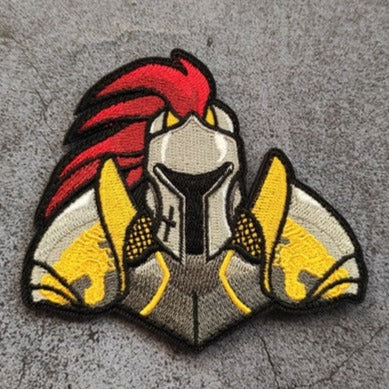 Knight Warrior 'Armor' Embroidered Velcro Patch — Little Patch Co