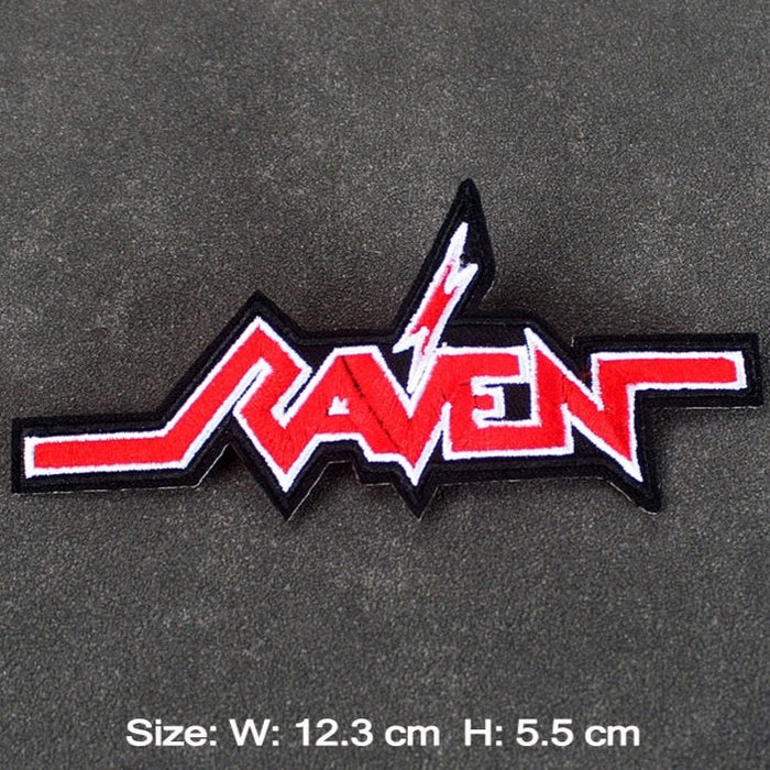 Music 'Raven' Embroidered Patch — Little Patch Co