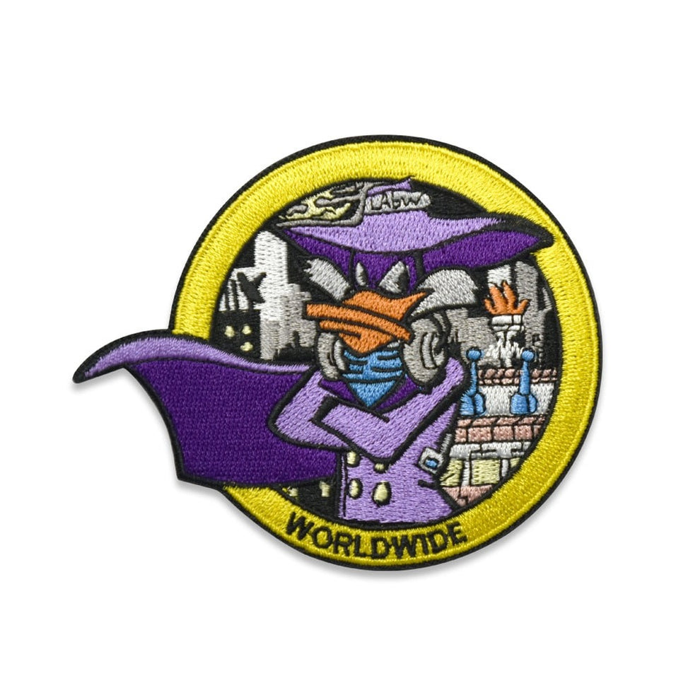 Darkwing Duck Embroidered Patches — Little Patch Co