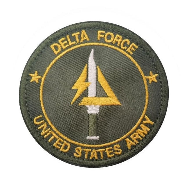 Military 'Delta Force | United States Army' Embroidered Velcro Patch ...