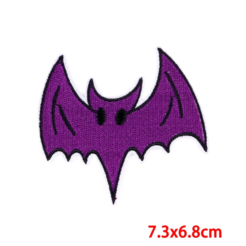 Halloween 'Purple Bat' Embroidered Patch – Little Patch Co