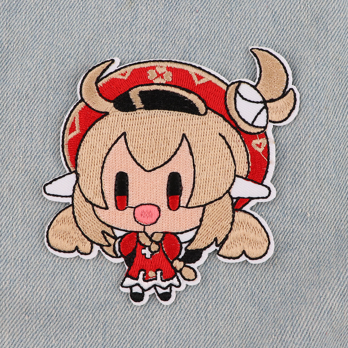Genshin Impact 'Chibi Klee | Red Burny Girl' Embroidered Patch – Little ...