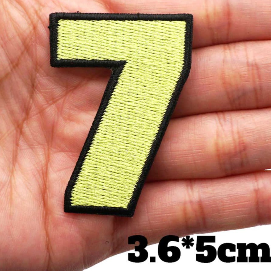 Cool 'Number Seven' Embroidered Patch – Little Patch Co