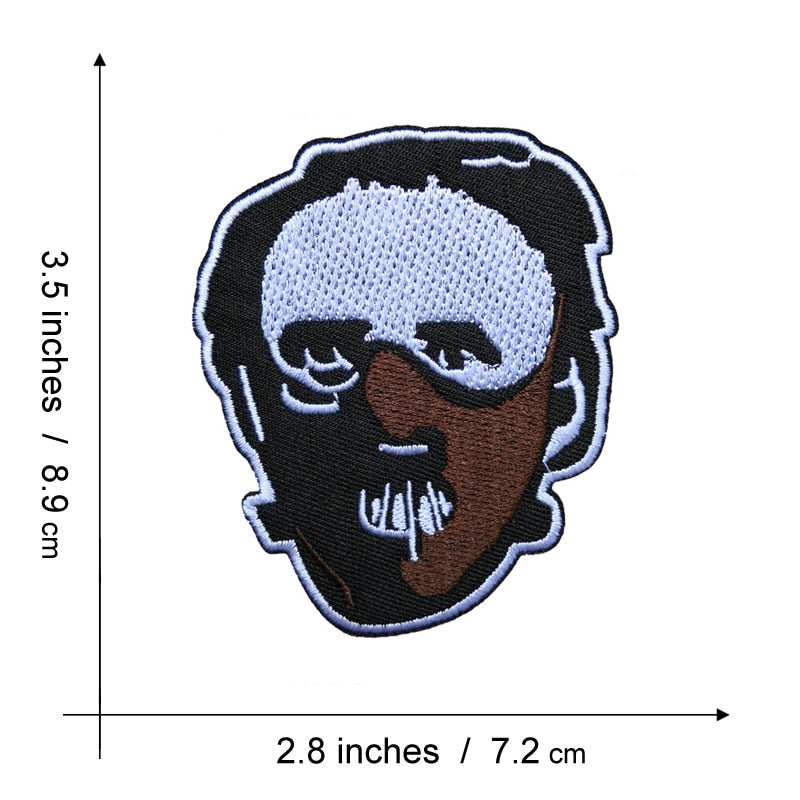 Hannibal 'Hannibal Lecter | Head' Embroidered Patch – Little Patch Co
