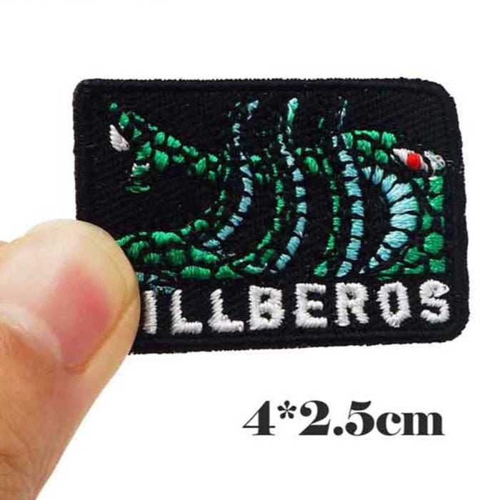 Hellper 'Killberos | Snake' Embroidered Patch — Little Patch Co