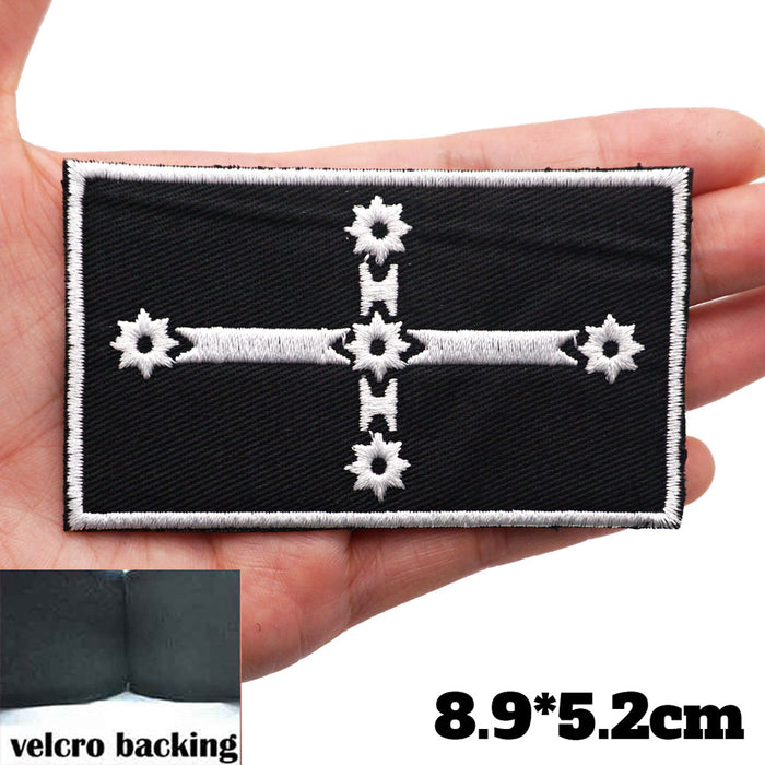 Eureka Flag Embroidered Velcro Patch — Little Patch Co