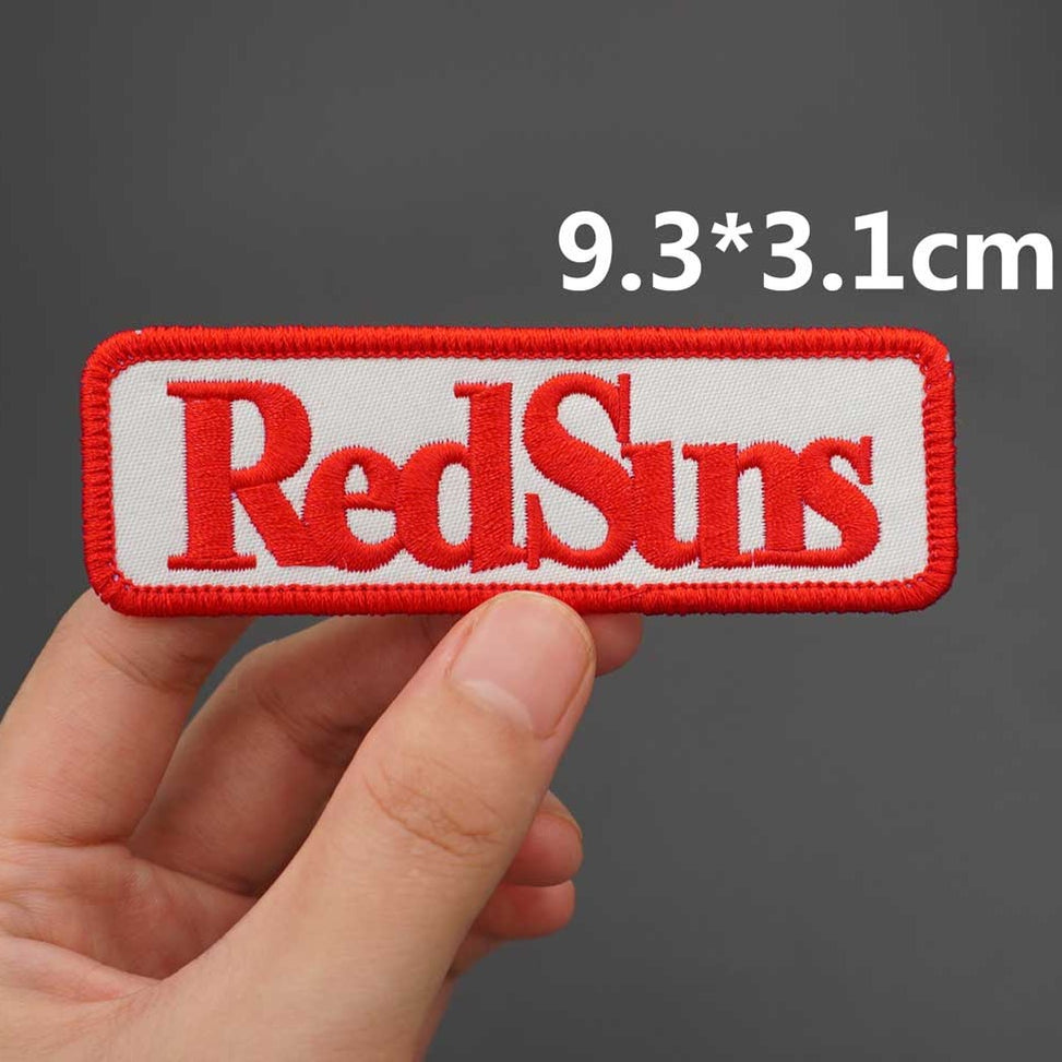 Initial D 'RedSuns | Logo' Embroidered Patch — Little Patch Co